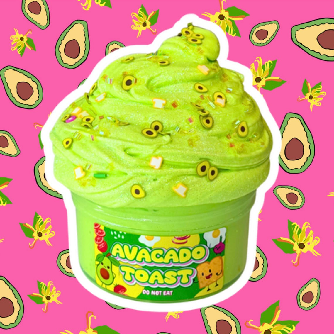 Avocado Toast Butter Slime – Stress Pop Slime